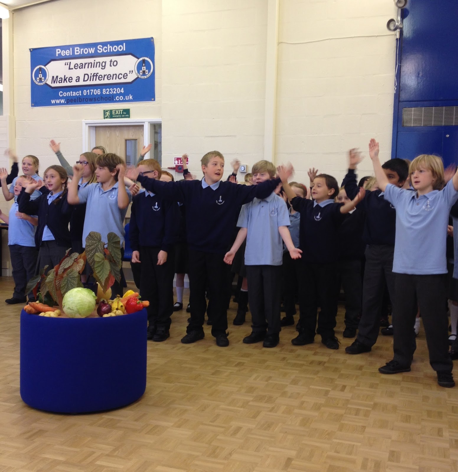 Peel Brow School: Harvest festival Assembly