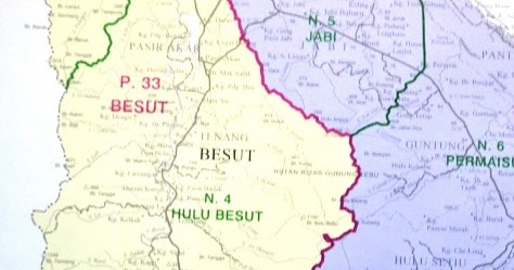 PDM Mukim Kubang Bemban: Peta P033 Besut