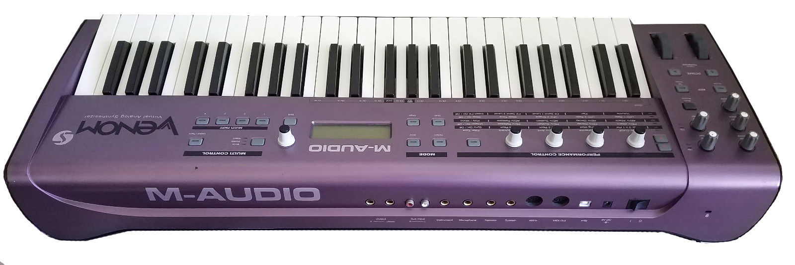 MATRIXSYNTH: Custom Purple M-Audio Venom 12 Voice Virtual Analog ...