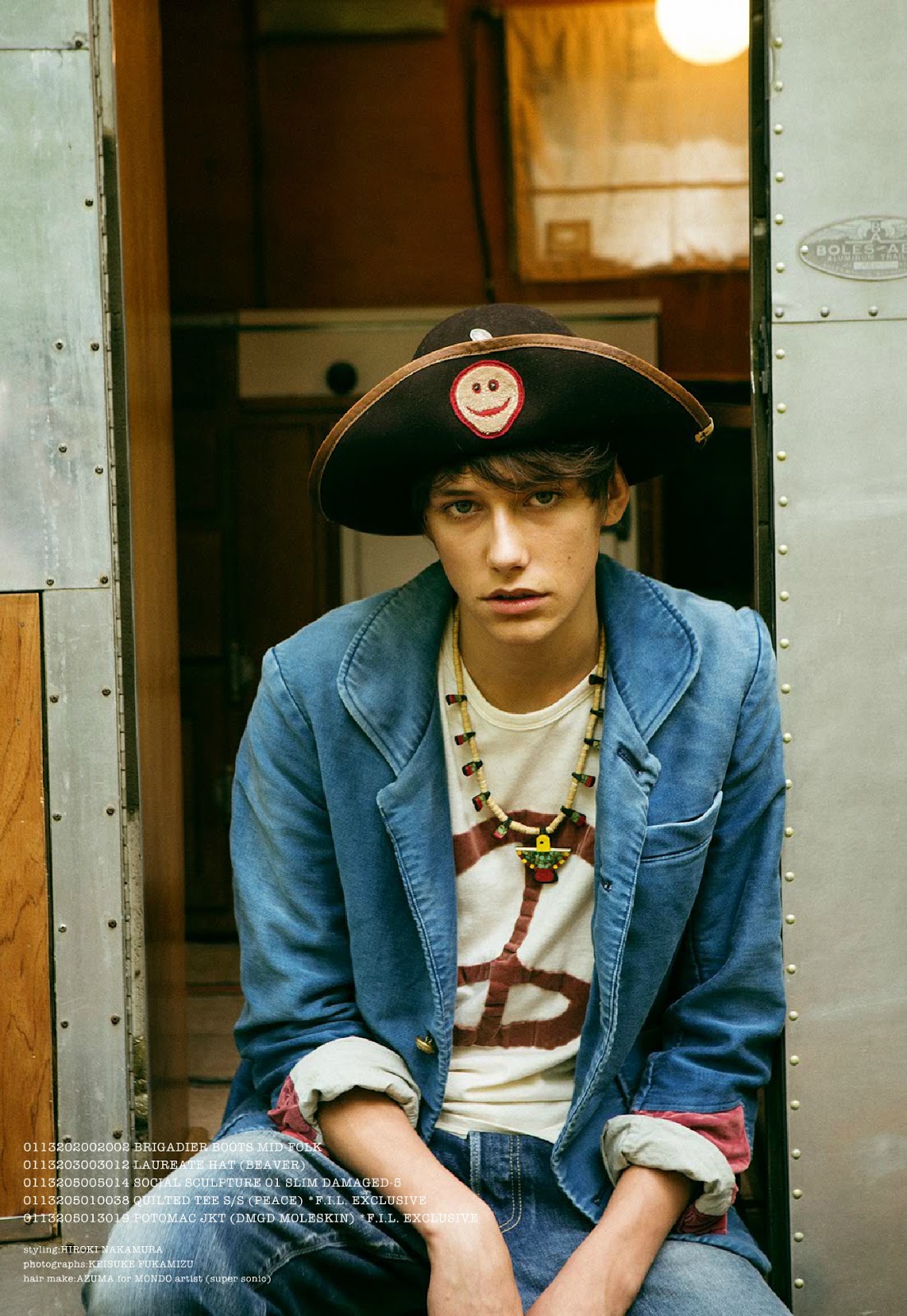Male Model Otaku: Jacek Tuszynski: visvim Fall/Winter 13-14 Look Book