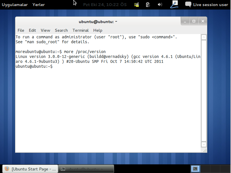 Ubuntu 11.10 Oneiric Ocelot Resimli Kurulum ve İncelemesi | Linux Dünyam