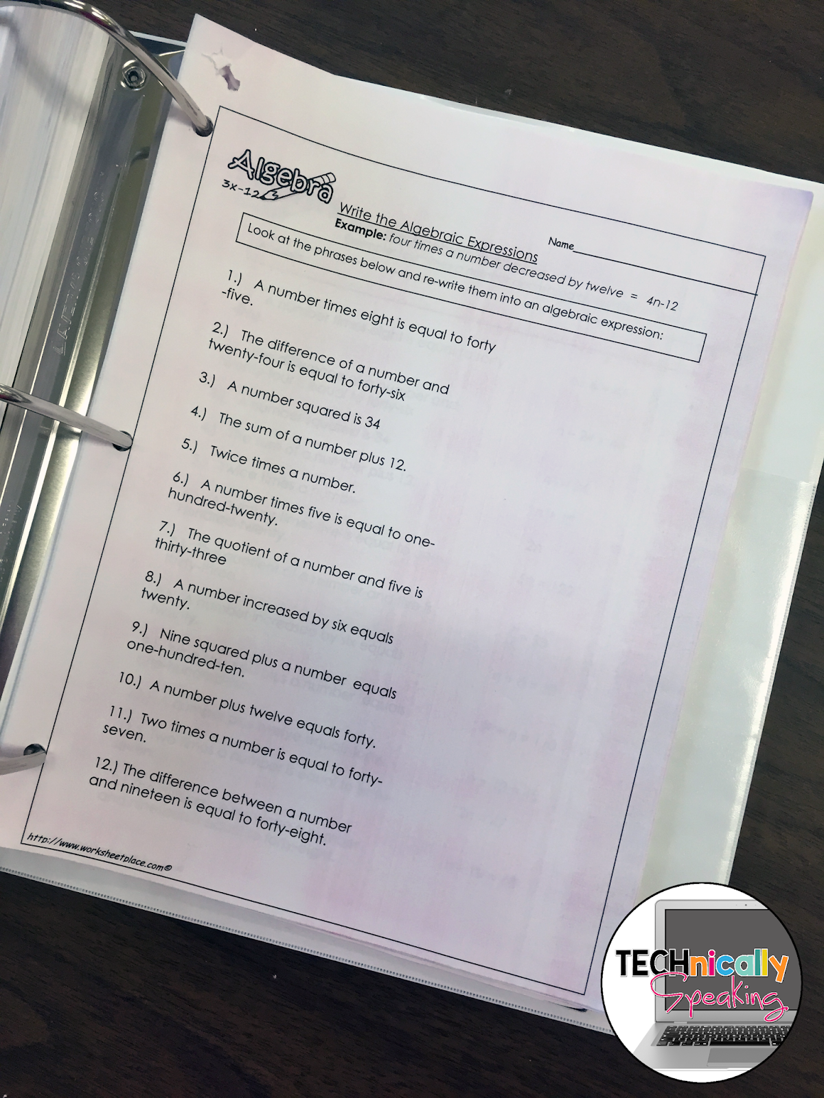 How I Organize My Math Curriculum Binders | Technically Speaking with Amy