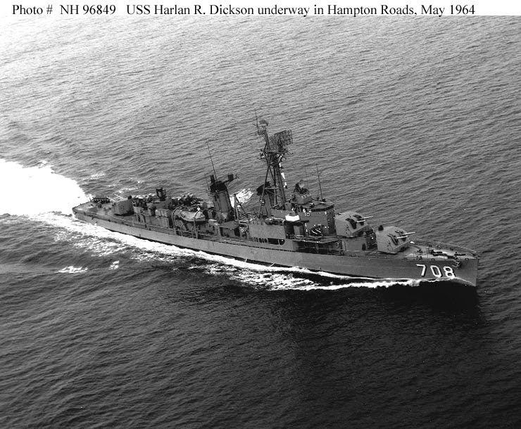 Naval Warfare: USS Harlan R. Dickson (DD-708)