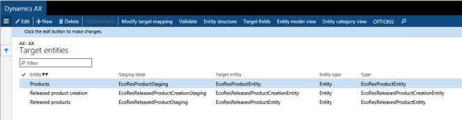 How to use Data Management around products entities on D365 - D365 F&O ...