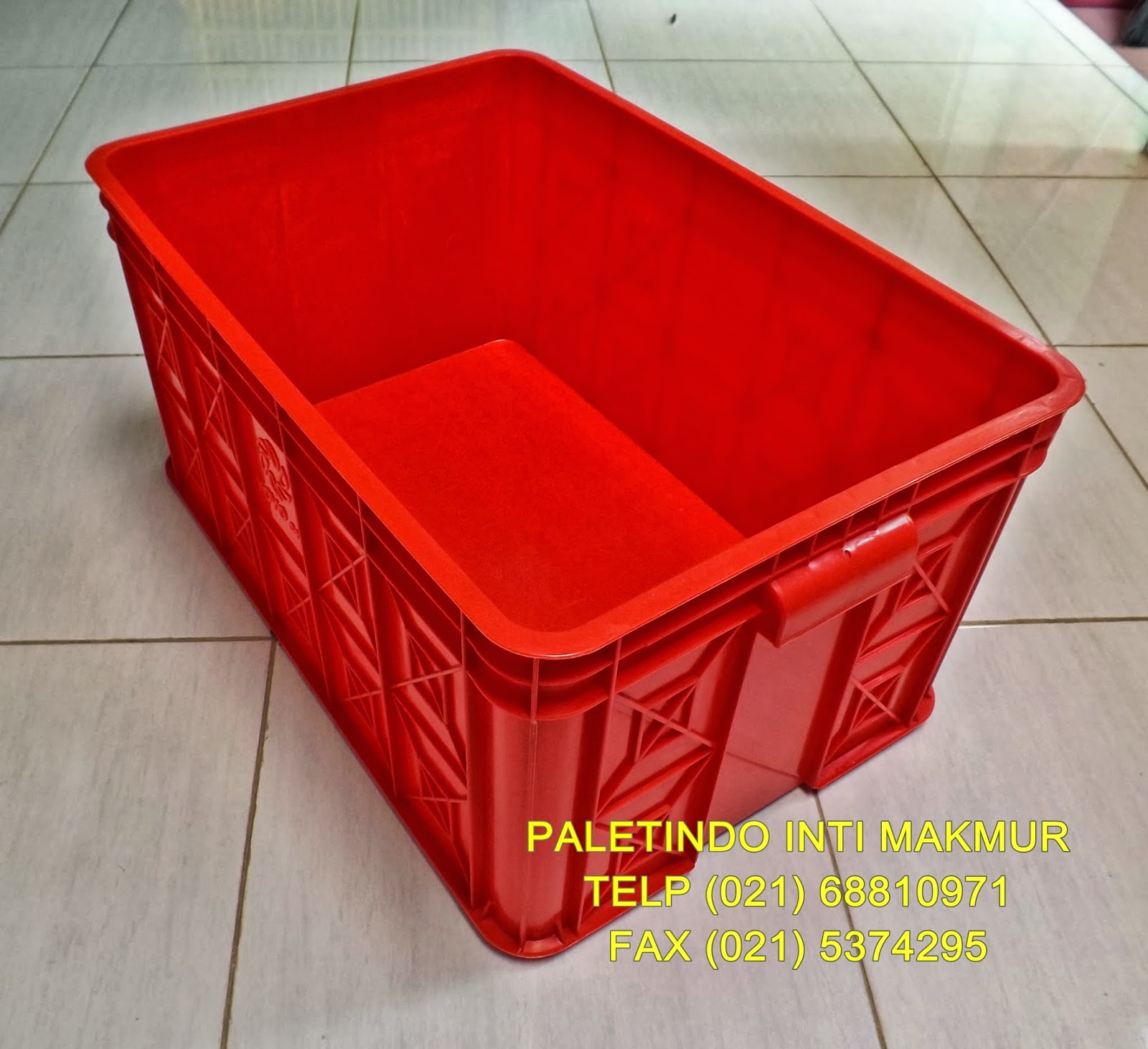 CV. PALETINDO INTI MAKMUR : CONTAINER PLASTIK SOLID 61 X 41 X 31 CM