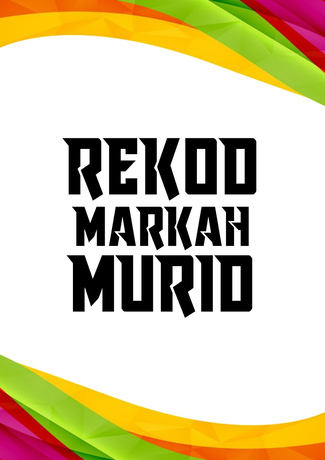 51 Templat Muka Depan (Cover) dan Pembahagi (Divider) Fail Rancangan ...