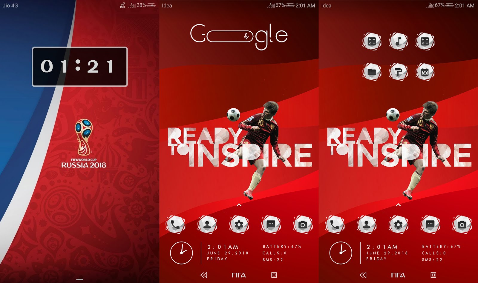 FIFA World Cup 2018 Special Edition Theme EMUI 5 - HWTHEMES