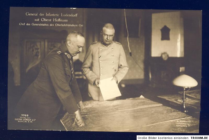 Ludendorff-Archiv, Varia: General Max Hoffmann, der engste Mitarbeiter ...