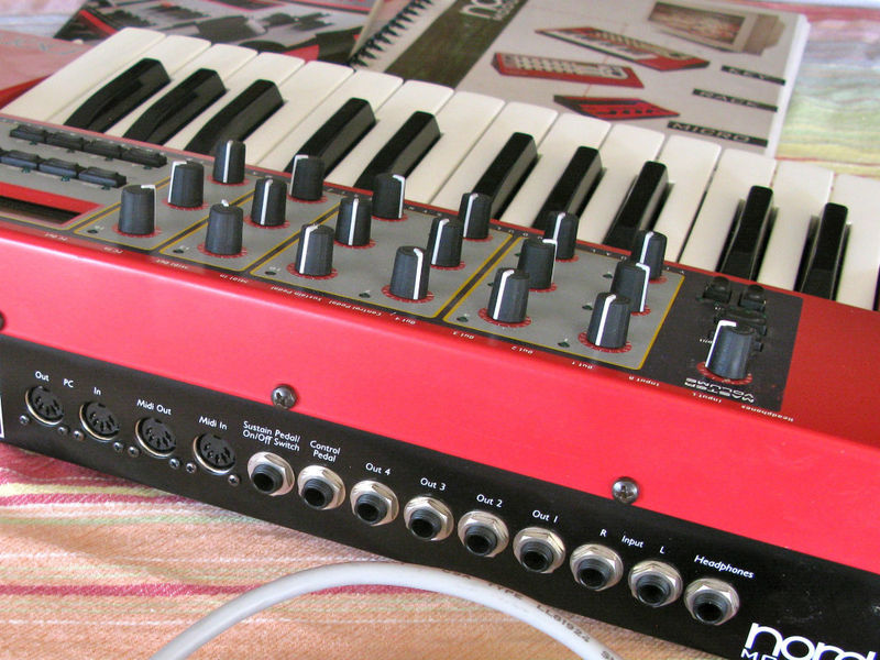 MATRIXSYNTH: Clavia Nord Modular G1 Expanded Keyboard Synthesizer