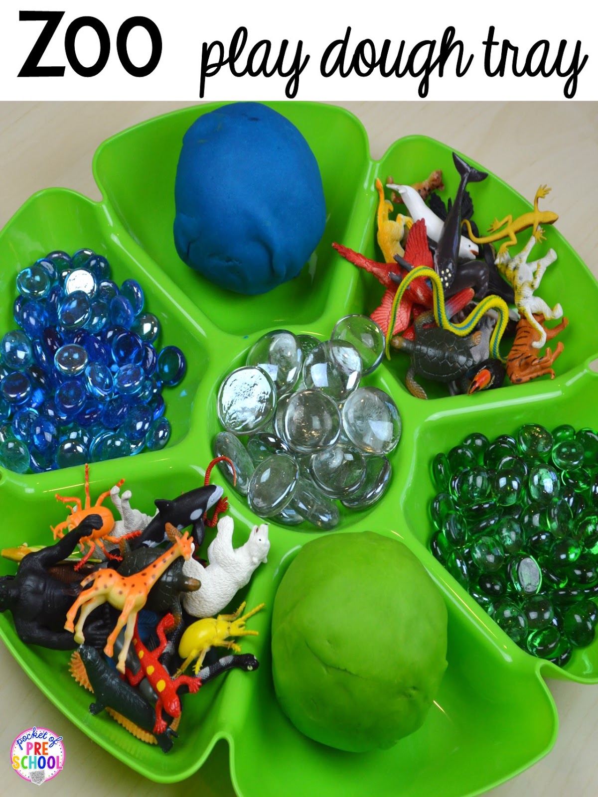 Zoo Centers and Activities (Free Desert Art Activity) - Pocket of Preschool