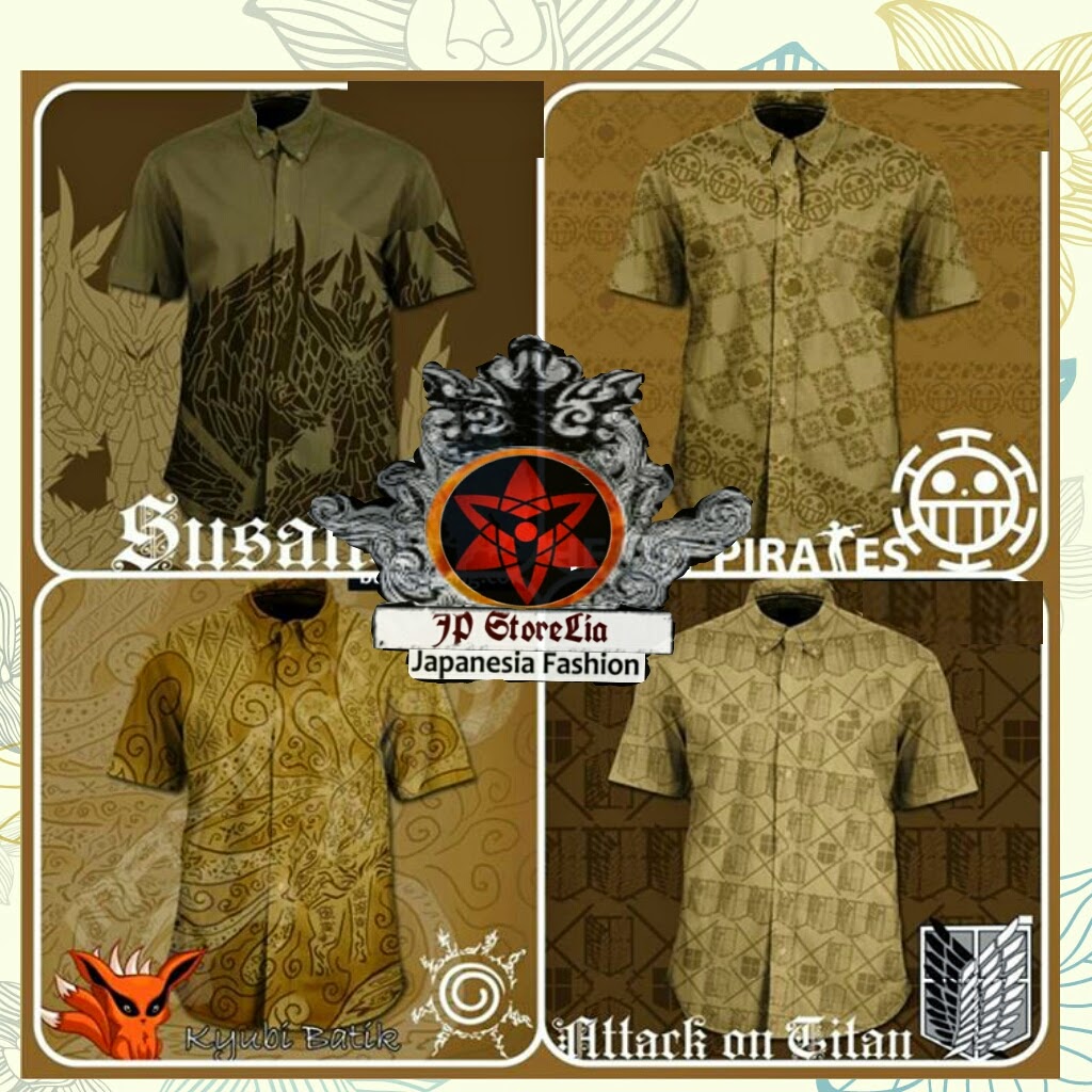 Japanesia Fashion: Batik Anime Fashion Style Terbaru Gabungan ...