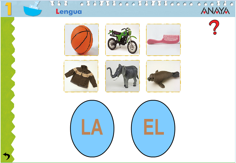 Primero de mi cole: El y la