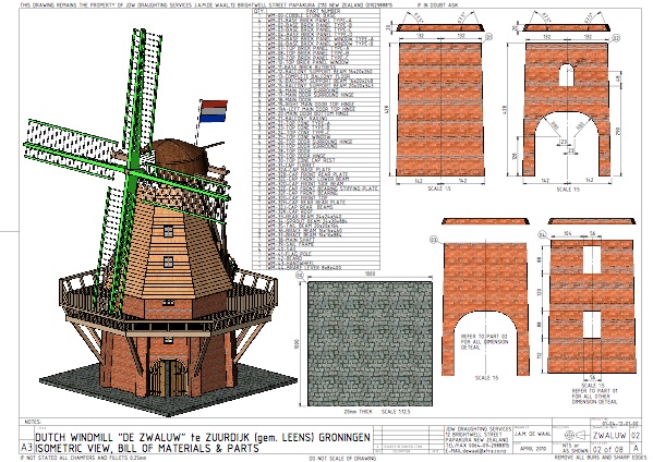Model Engineering: BUILD A WINDMILL By Julius de Waal
