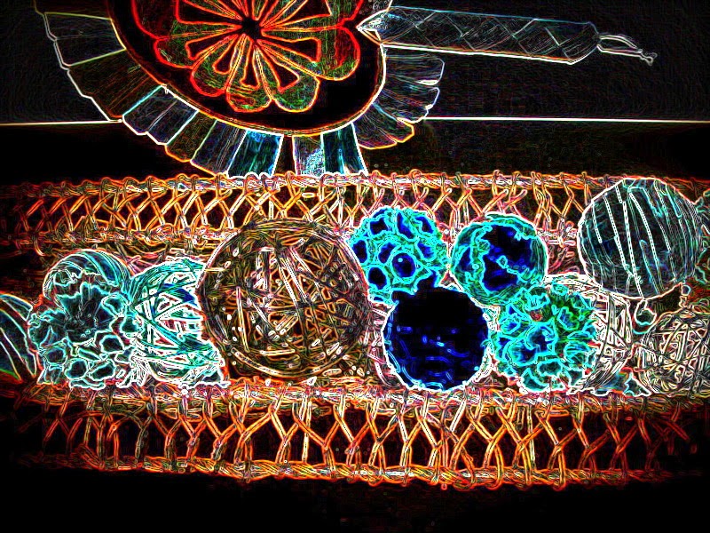 Geelong Visual Diary: A Tongan fan and decorative balls