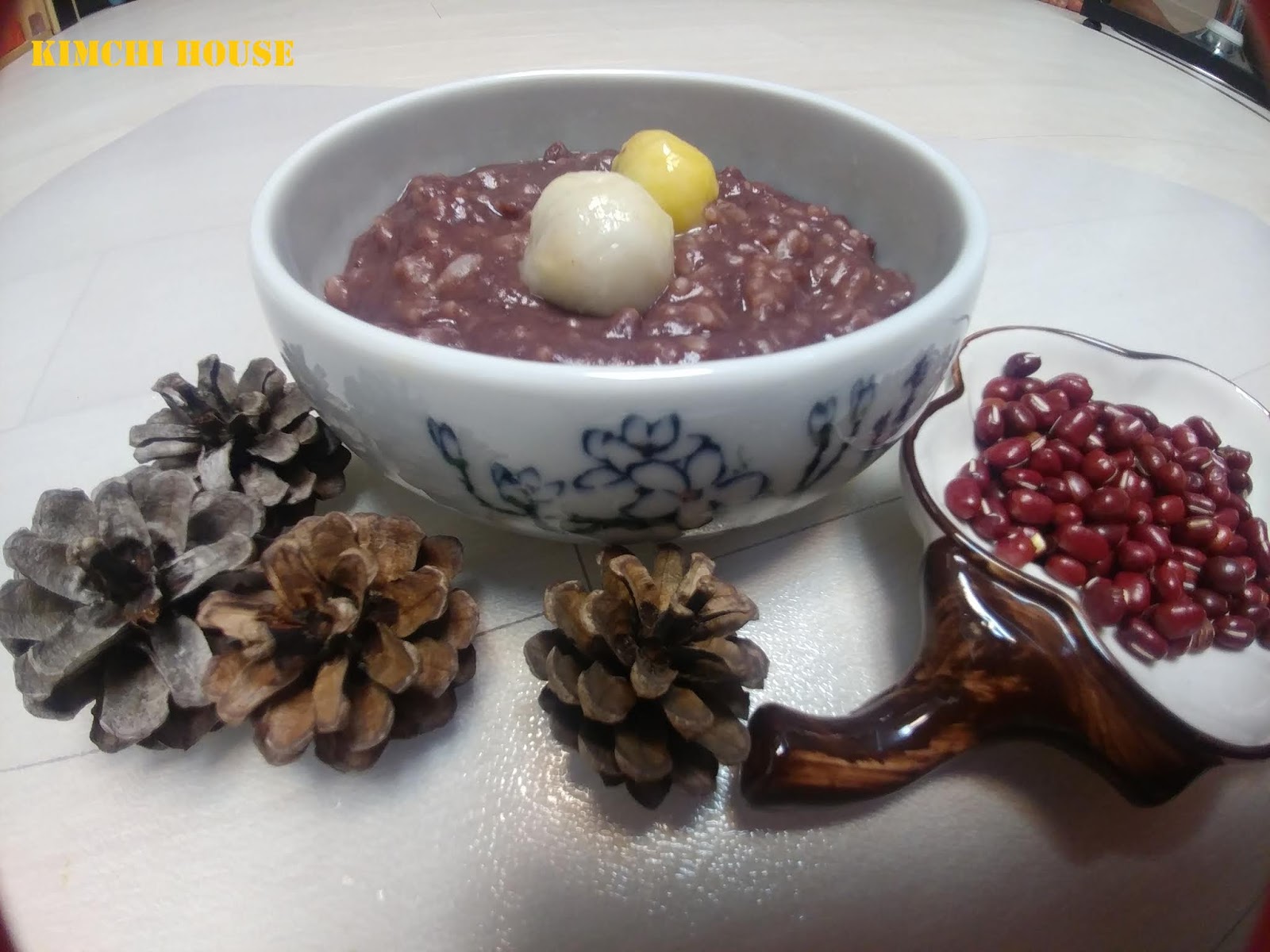 Kimchi House: 단팥죽 /（红豆羹/粥）/Red Bean Puree " Patjook"