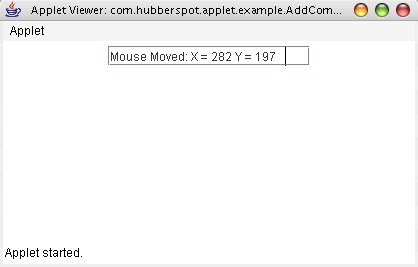 How to add components and event handling to a Java Applet ?. | Learn ...
