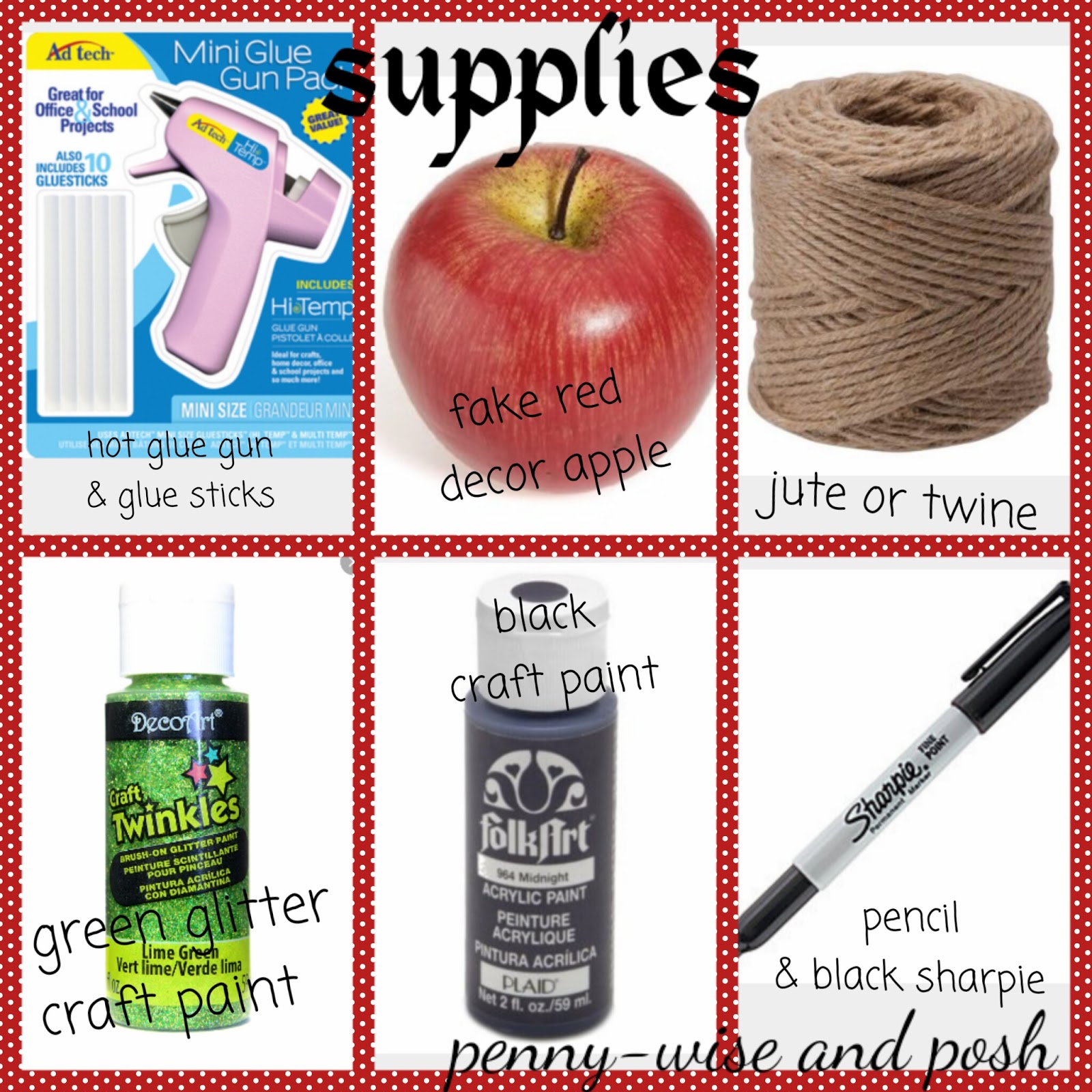 Penny-Wise and Posh: DIY Poison Apple and Spell Book (with FREE printable!)