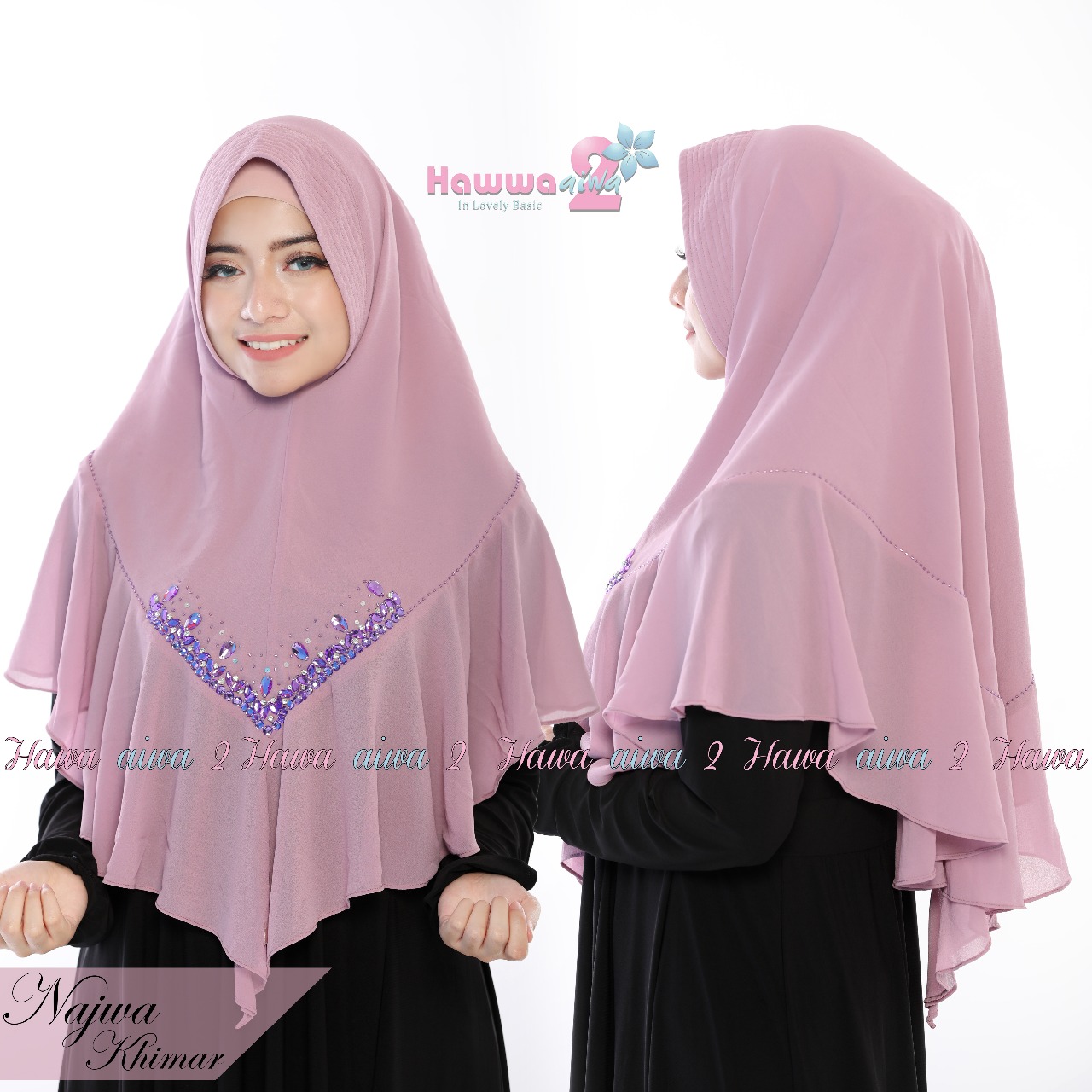NAJWA KHIMAR BY HAWWA AIWA | Gerai Gamis Shafiyya