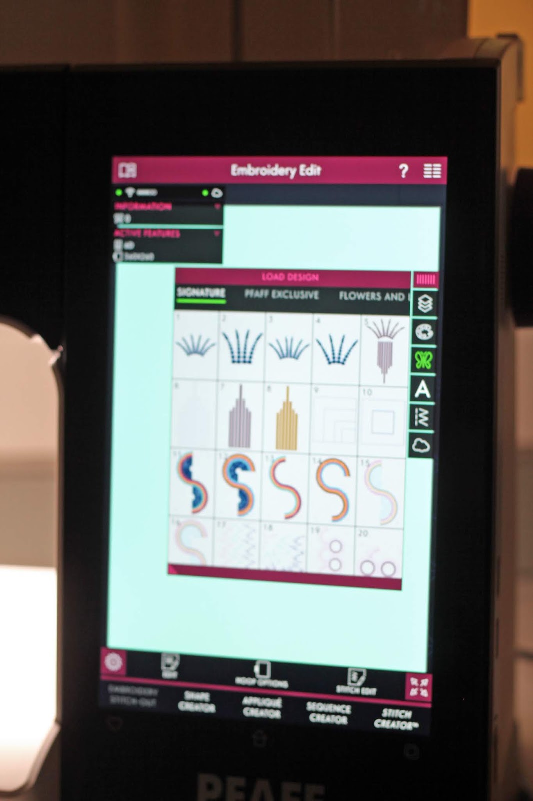 Girls in the Garden: How I Love the Pfaff Creative Icon