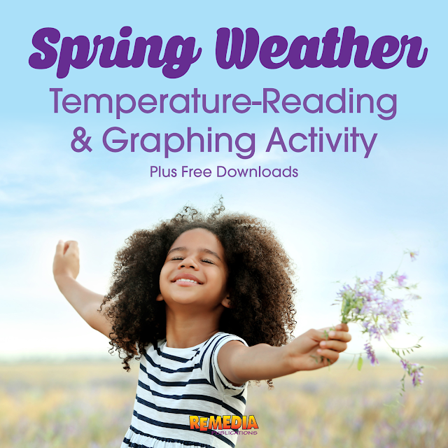 Remedia Publications: Spring Weather: Temperature-Reading & Graphing ...