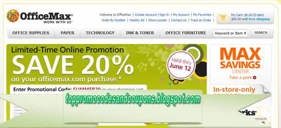 Free Promo Codes and Coupons 2022: Office Max Coupons
