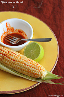 Hot pot cooking: Spicy corn on the cob