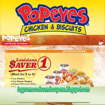 Free Promo Codes and Coupons 2023: Popeyes Chicken Coupons