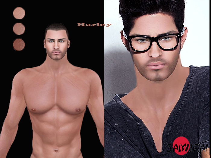 New Release “ Harley" Skin and Shape From Samurai HQ ( Second Life )