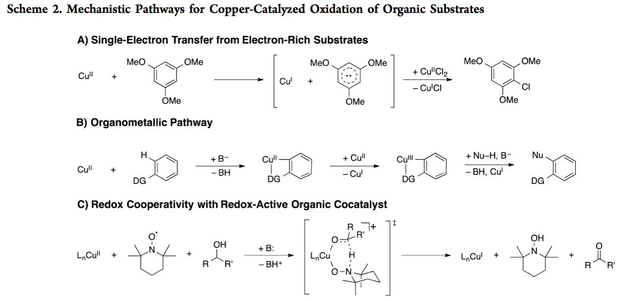 Copper-Catalyzed Aerobic Oxidations of Organic Molecules: Pathways for ...