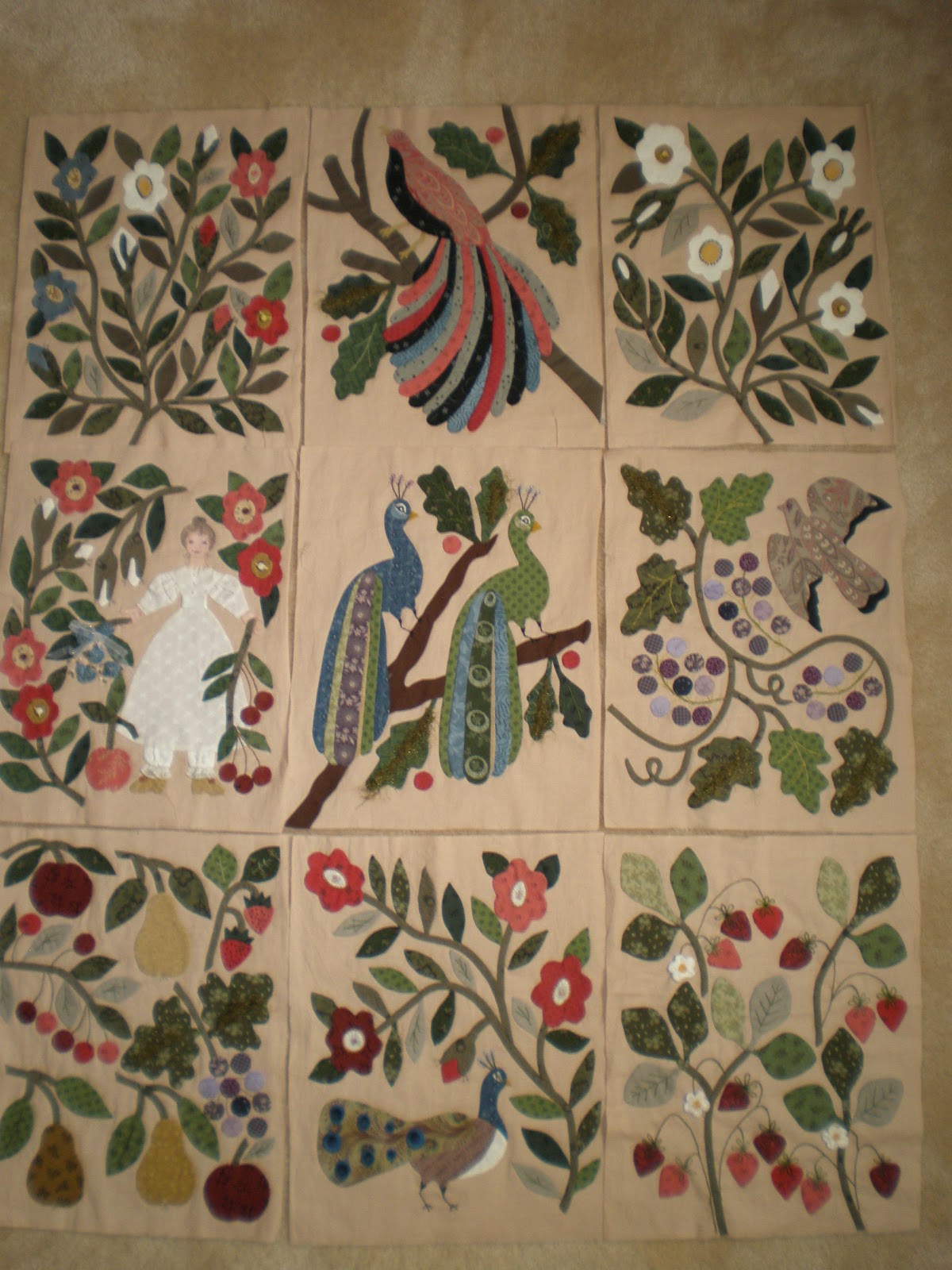 Sew Many Joyous Things - Linda's Journey: Block #10, Strawberries ...