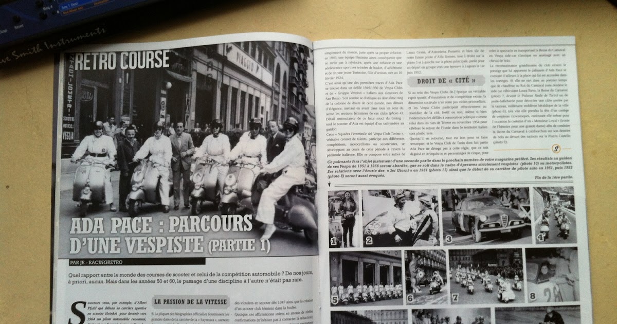 Racing Rétro: Ada Pace et Gonflage rétro