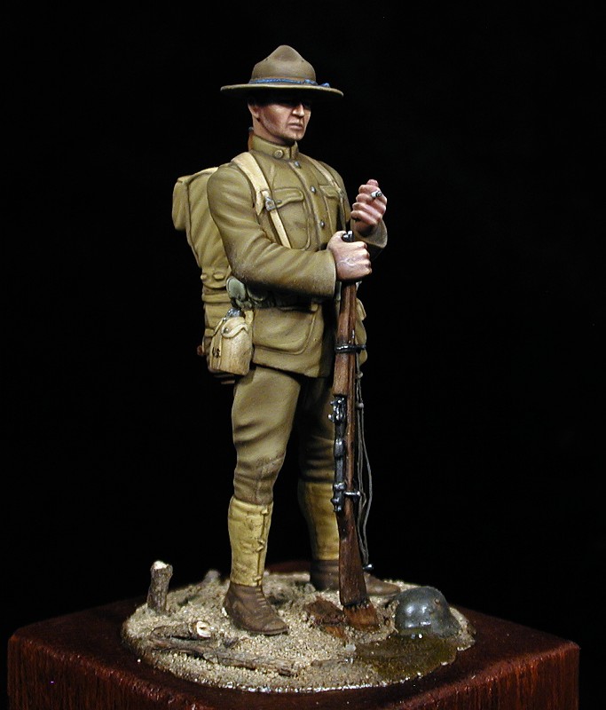 MODELHISTORIA: Doughboy Americano - Europa 1917 - METAL MODELS 54mm