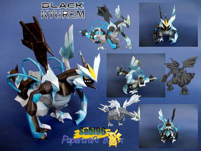 Pokemon Black Kyurem Papercraft | Papercraft Paradise | PaperCrafts ...