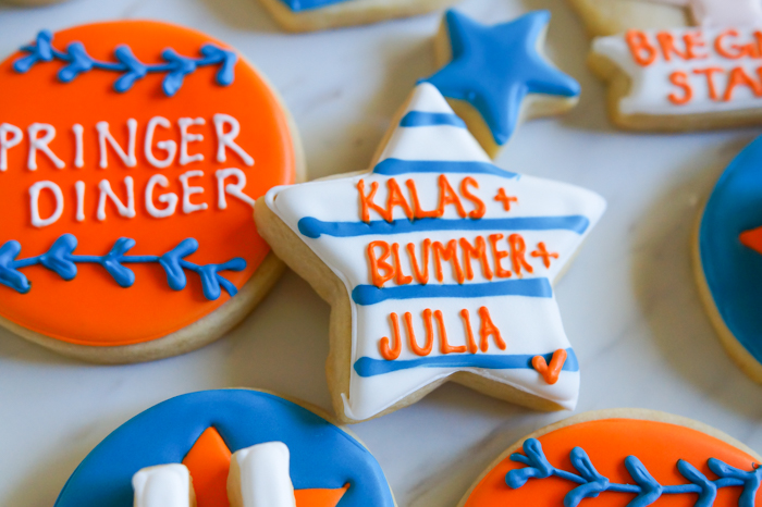 Houston Astros Decorated Cookies | Bake at 350°