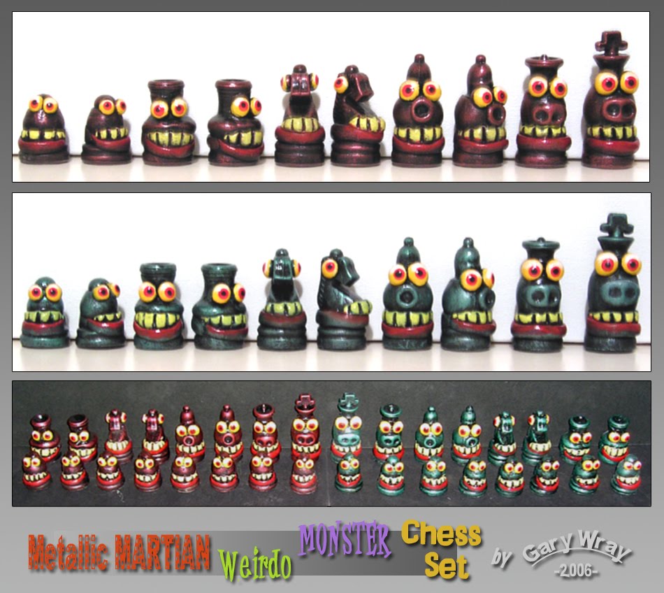 Tabonga Art: MONSTER CHESS SETS