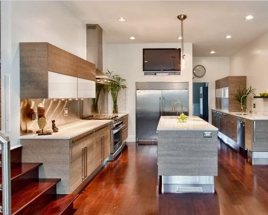 Contoh Model Lemari Gantung Dapur Minimalis Modern 2014 | Desain Rumah ...