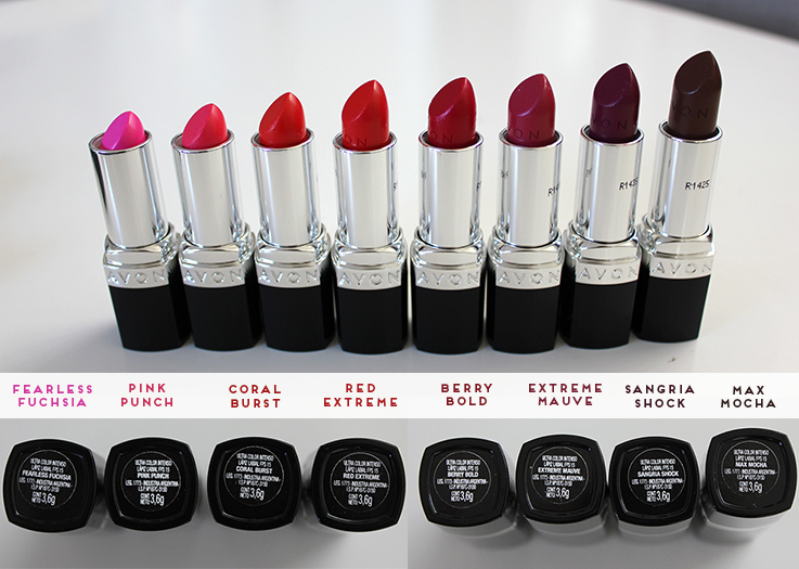 FashionistArg: Nuevos Labiales >> Ultra Color Intense de AVON