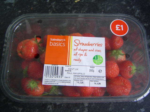 Back to Sainsbury's Basics: Strawberries