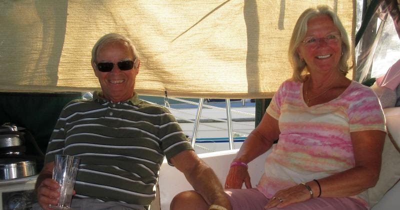 Cruising the ICW with Bob423: Titusville - Bill and Ruth visit with ...