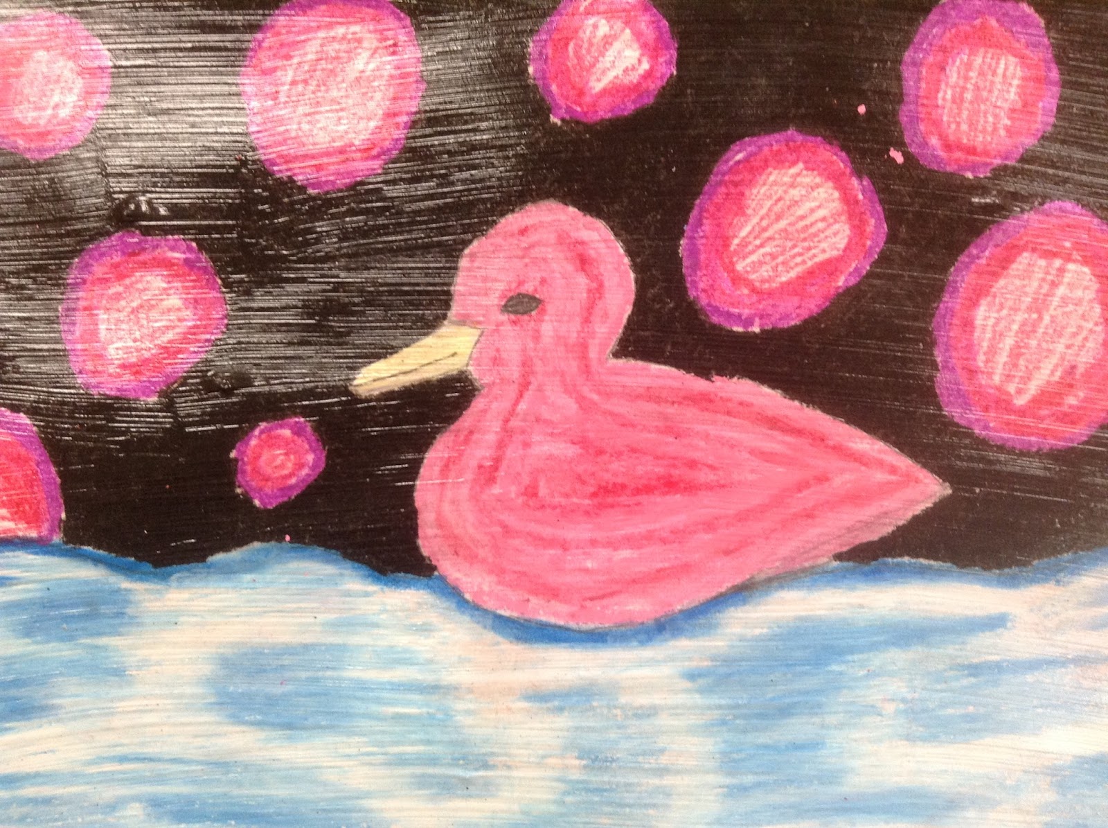 Jerdee's Art Classes: Animals in Art | Oil Pastel Drawings