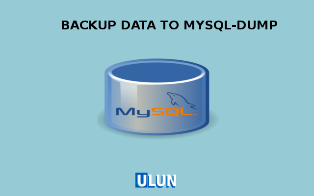 backup database menggunakan sql dump