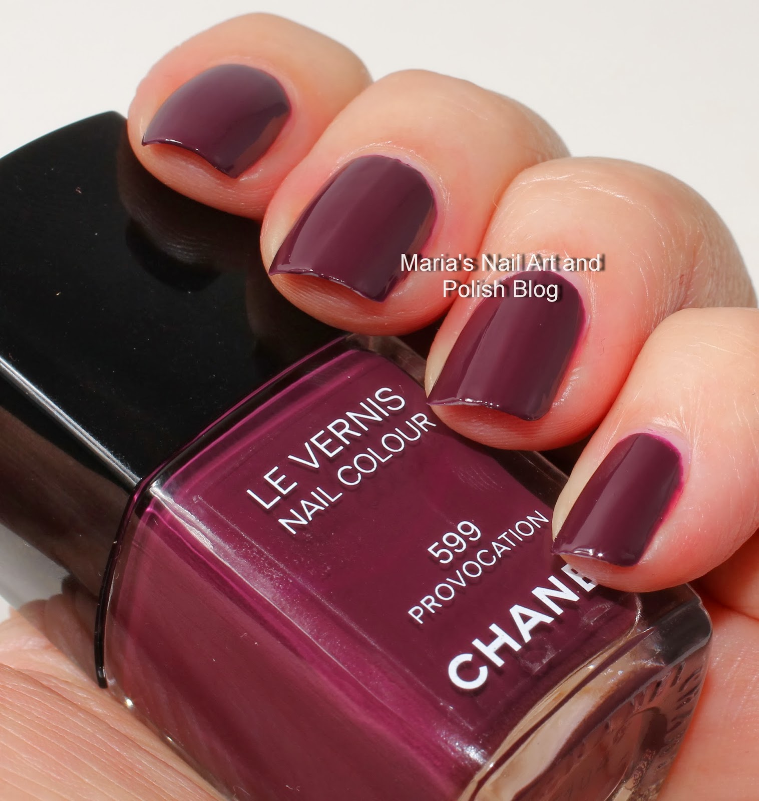 Marias Nail Art and Polish Blog: Chanel Provocation 599 swatches ...