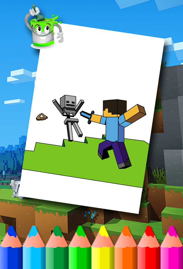 Minecraft Coloring Pages