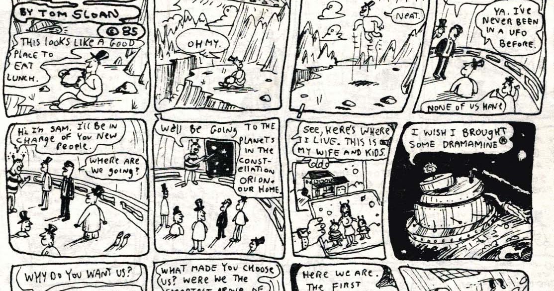 Cartoons and things: A Small World, part 1, cartoon