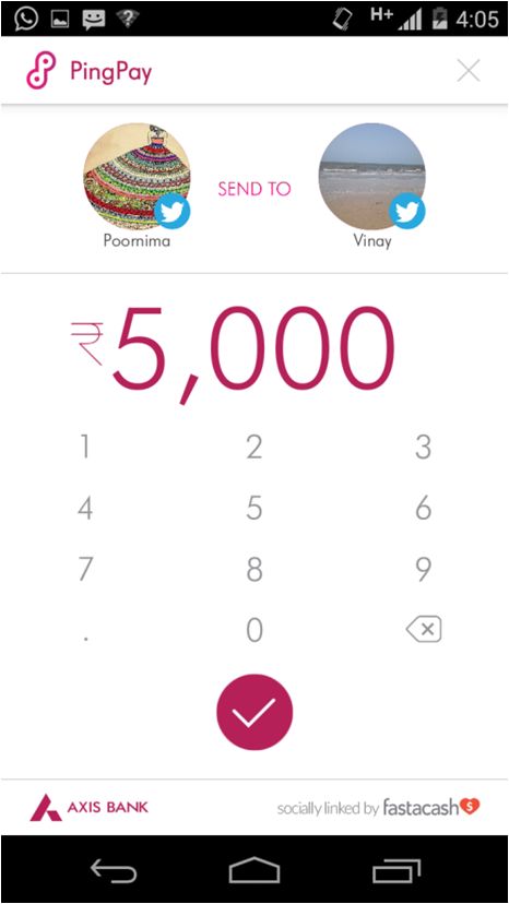 Not All Moonshine!: Presenting Ping Pay!