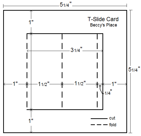 Beccy's Place: Tutorial - T-Slide Cards