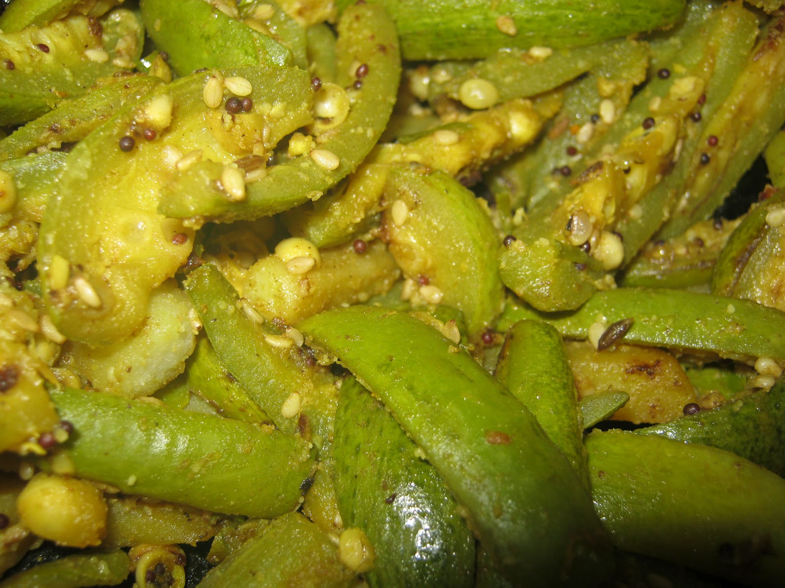 Sri's kitchen: Potals fry (or) Pointed gourd curry