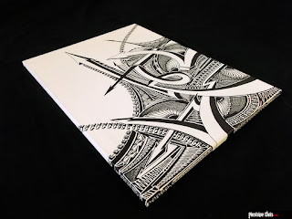 Pinstripe Chris: Sharpie Art on Canvas Complete