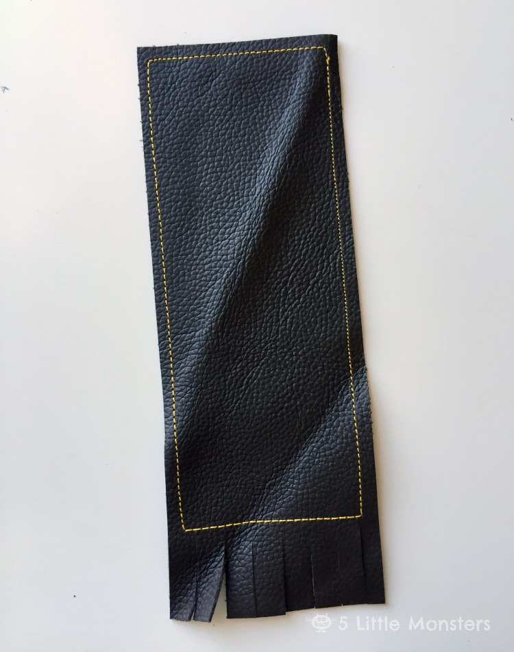 5 Little Monsters: Kids Crafts- Leather Bookmarks