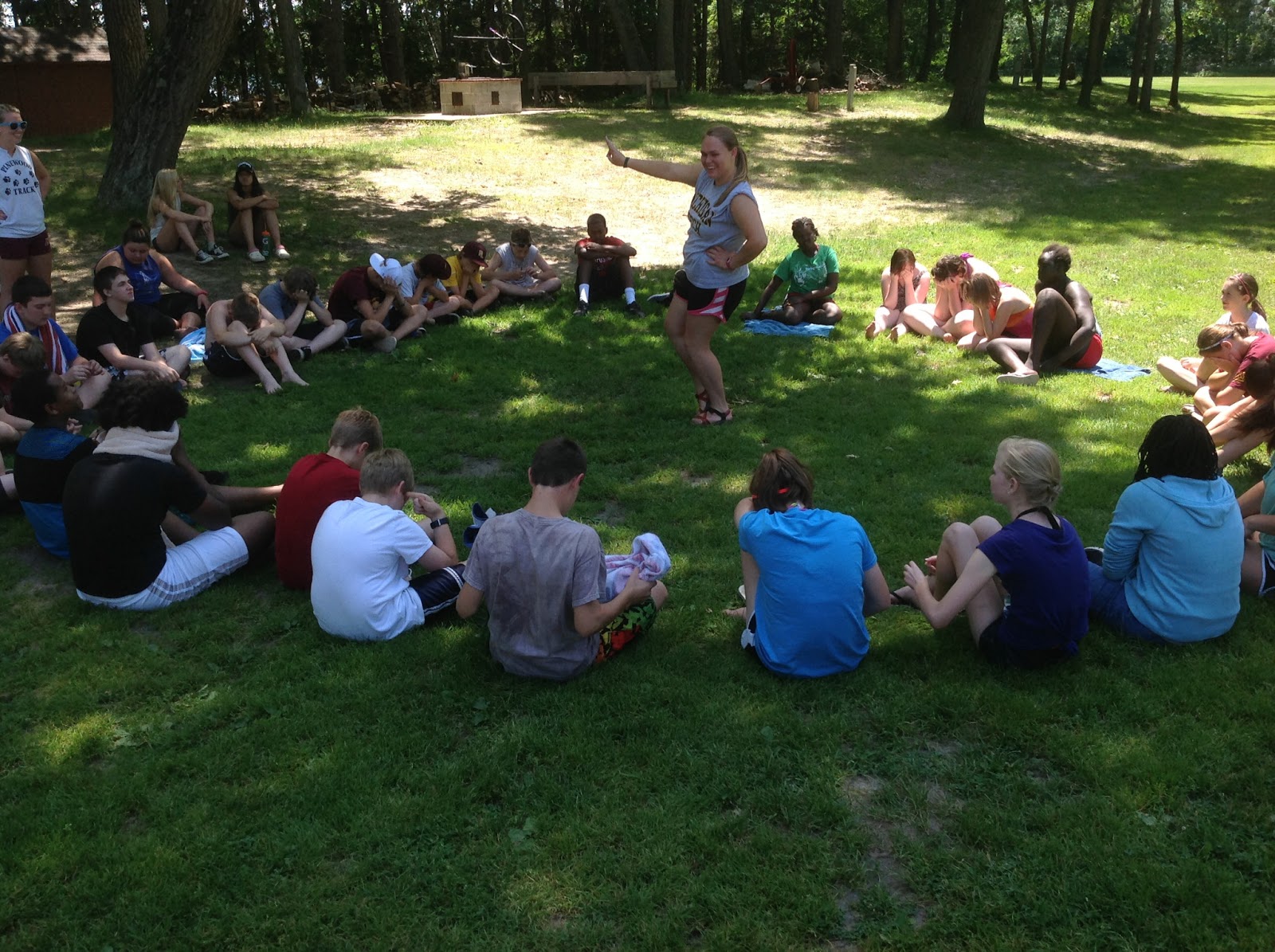 Wapo Bible Camp Youth Blog: Swimming Tests